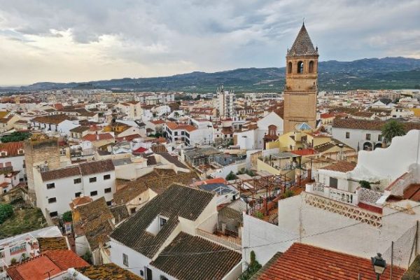 La Axarquía een streek ten oosten van Málaga (Spanje)